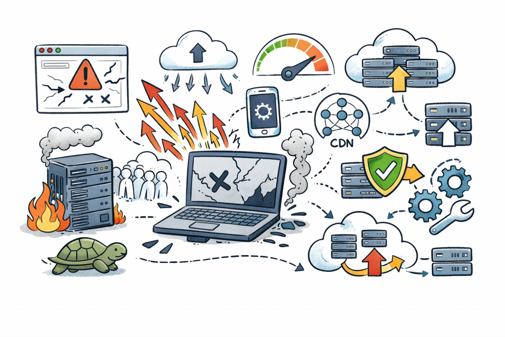 How to Avoid a Website Crash Due to High Traffic in 10 Ways